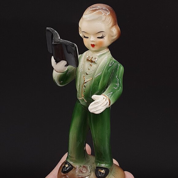 Artmark | Art | Vintage Artmark Ceramic Figurine Young Boy With Book ...